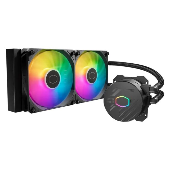 Cooler Master MasterLiquid Core Nex 240mm Liquid CPU Cooler - Black ...