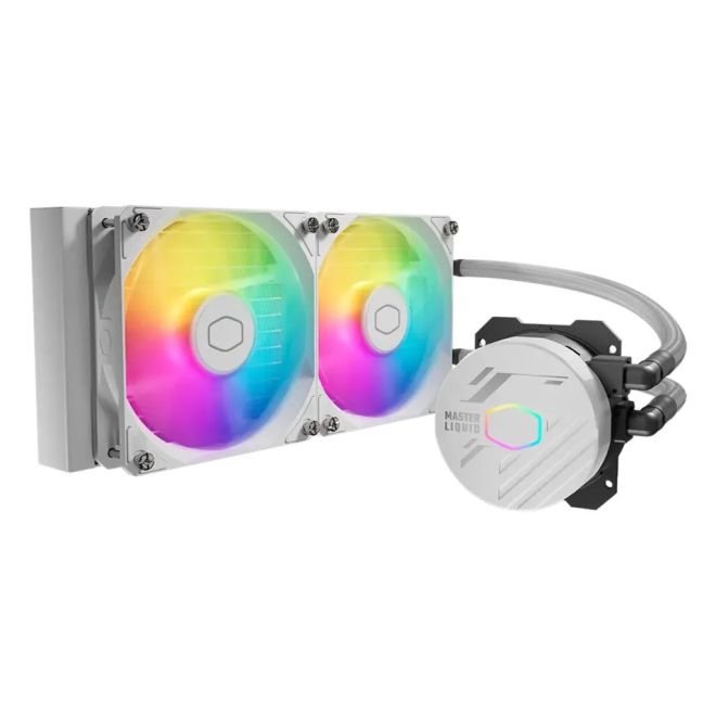 Cooler Master MasterLiquid Core Nex 240mm Liquid CPU Cooler - White ...