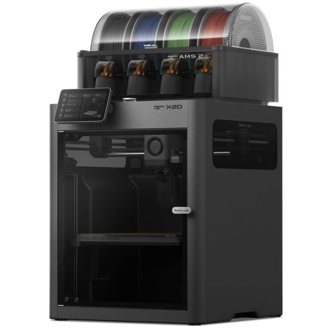 Bambu Lab X2D Combo 3D Printer (Enclosed) & AMS 2 Pro | BPC Technology