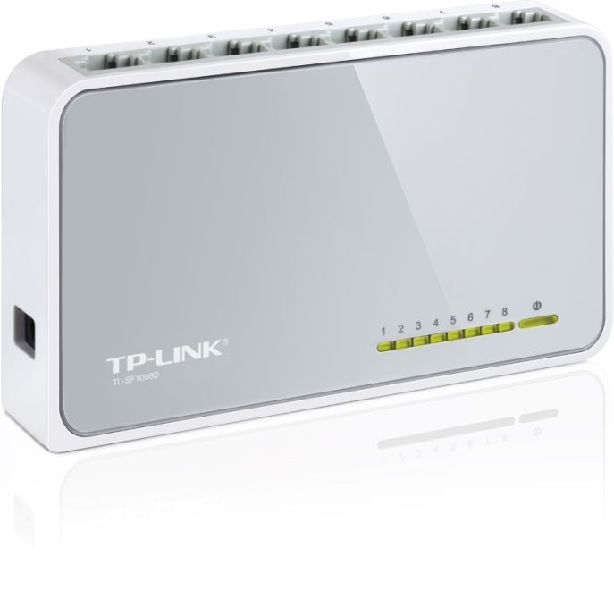 TP-Link SF1008D 8 Port 10/100Mbps Desktop Plastic Switch | BPC Technology