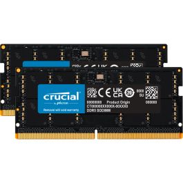 Crucial 64GB (2x32GB) DDR5 SODIMM 5600MHz CL46 Notebook Laptop Memory ...